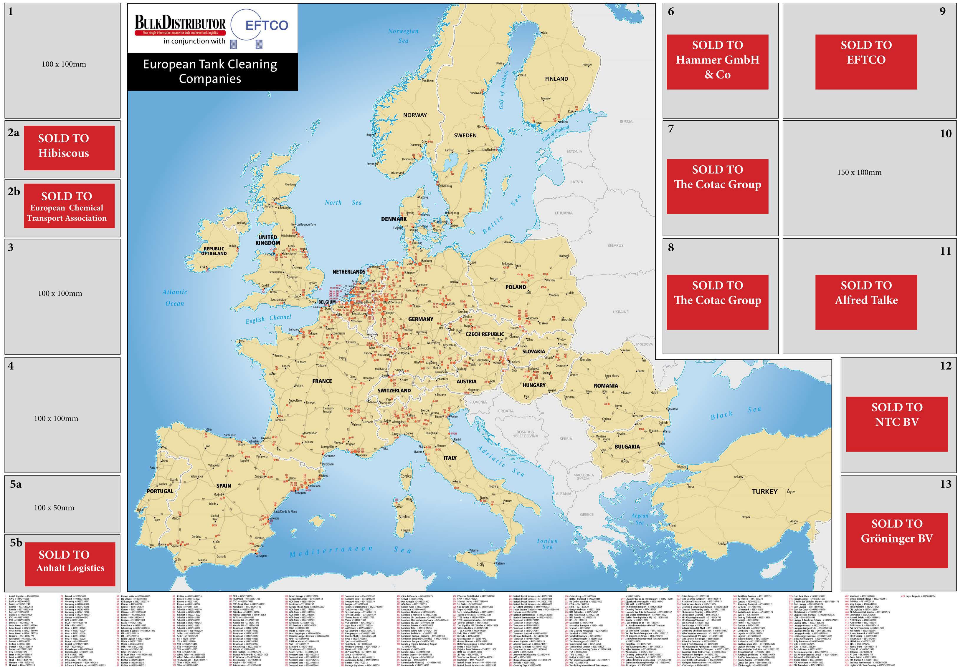 Bulk shows the way with European cleaning map | Bulk Distributor