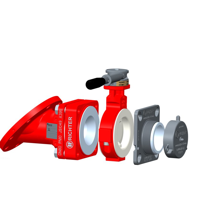 First PFA lined tank bottom valve system - Bulk Distributor