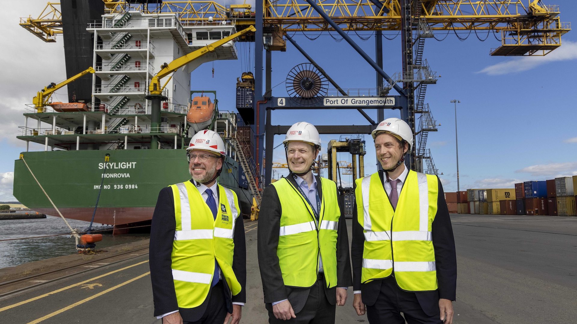 Grangemouth’s new container route launches with Scottish Express | Bulk ...