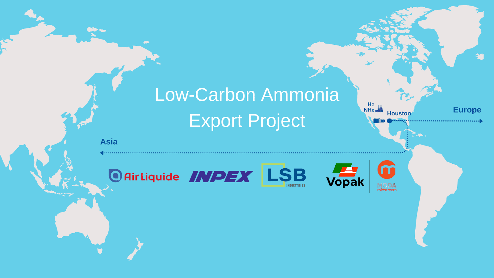 Global Energy and Chemical Leaders to develop low-carbon ammonia ...