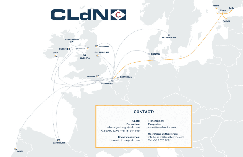 CLdN establishes Baltic connection with Transfennica | Bulk Distributor
