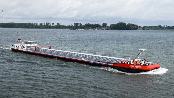 Blue Marlin sets new benchmark for sustainable inland waterway shipping ...
